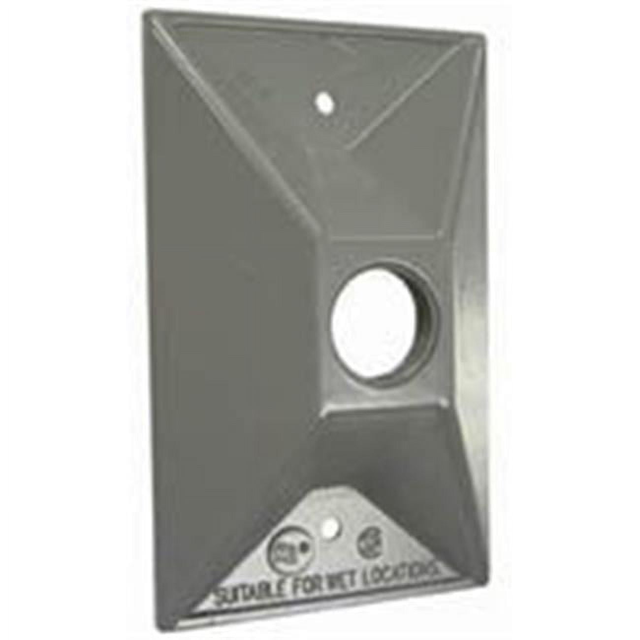 Bell Weatherproof 5186-5 Gray Single Outlet Weatherproof Rectangular ...