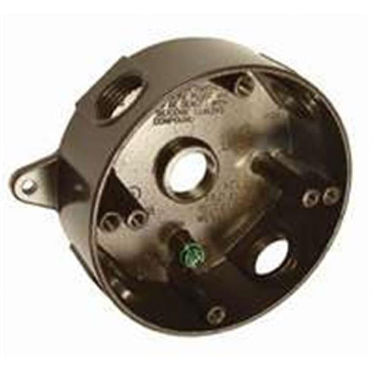 Bell Weatherproof 5361-7 Bronze Aluminum Round Splice Box 4 In ...