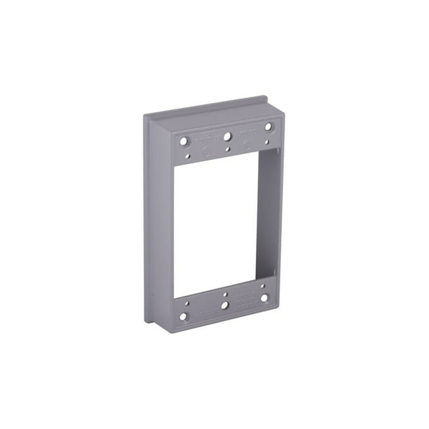 Bell Weatherproof 5406-0 Single Gang Weatherproof Extension Box, Gray ...