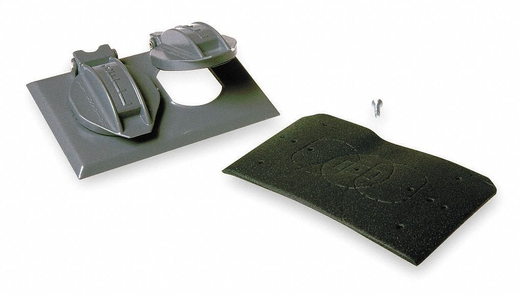 Bell Weatherproof Cover, 2-13/16" Height, 4-39/64" Width, Number of ...