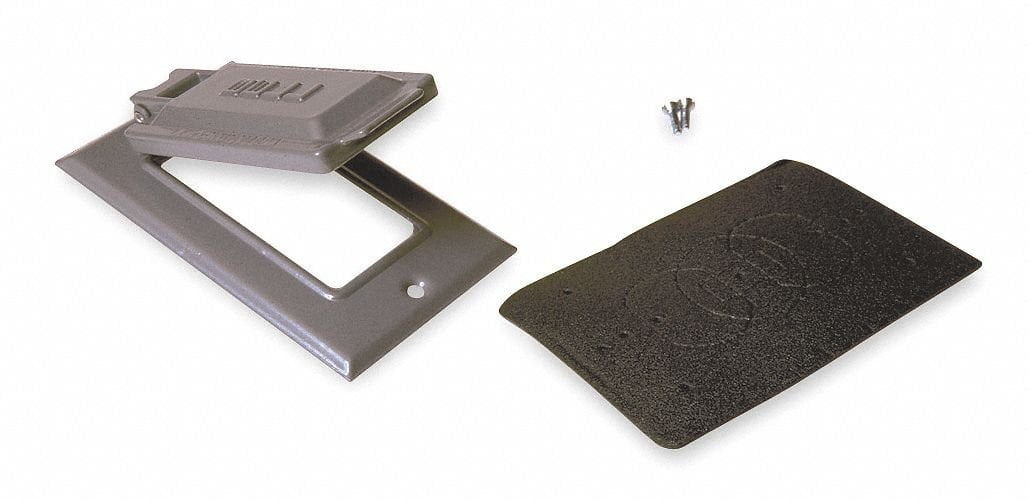 Bell Weatherproof Cover, 4-5/8" Height, 2-13/16" Width, Number of Gangs ...