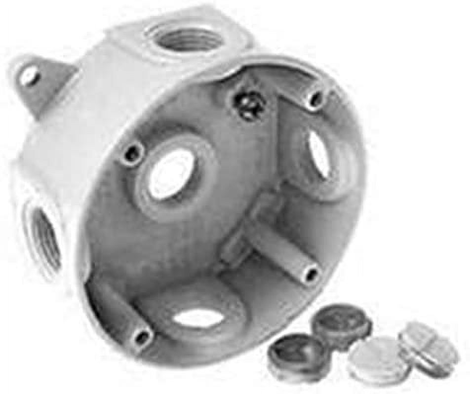 Bell Weatherproof Round Box 5-1/2 Outlets White 5361-1 /RM#G4H4E54 ...