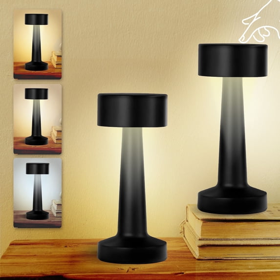 Bell + Howell 2 Pack Chelsea Small Table Lamp, Touch Lamps for Bedroom ...