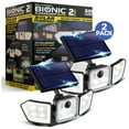 Bell+Howell Solar Lights Outdoor Solar Powered Flood Lights 2-Pack ...