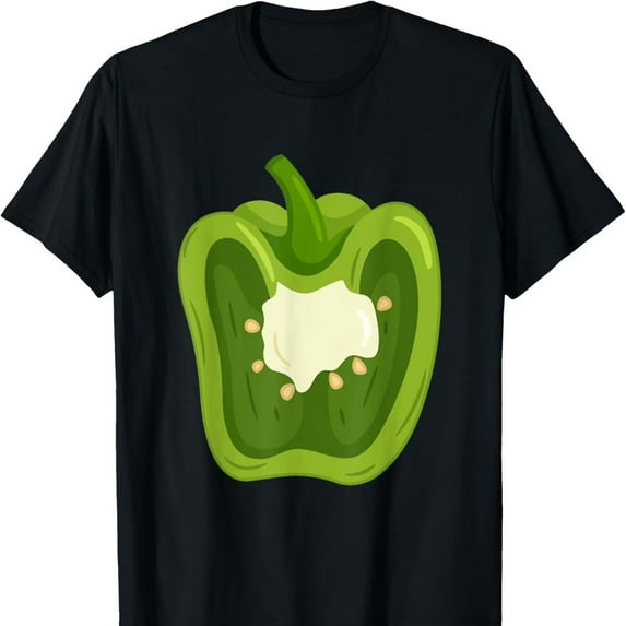 Bell pepper Green Fruit Funny Halloween Costume Vegan Lover T-S1Hirt ...