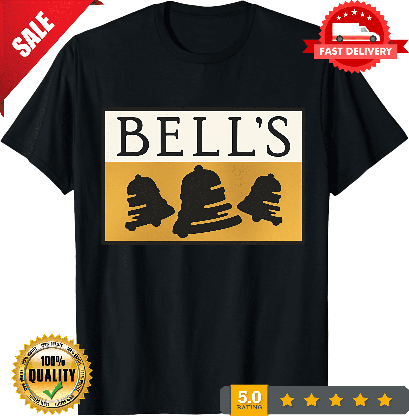 Bell's Brewery Logo Unisex T-Shirt, LIMITED EDITION-TH72235 - Walmart.com