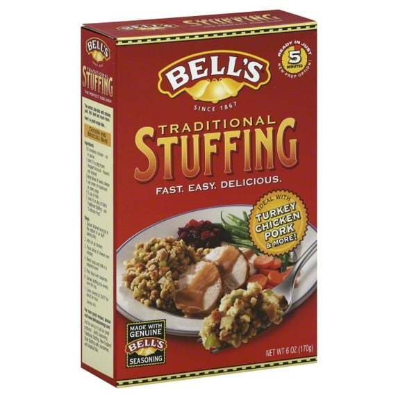 Bell's Traditional Stuffing, 6 oz - Walmart.com