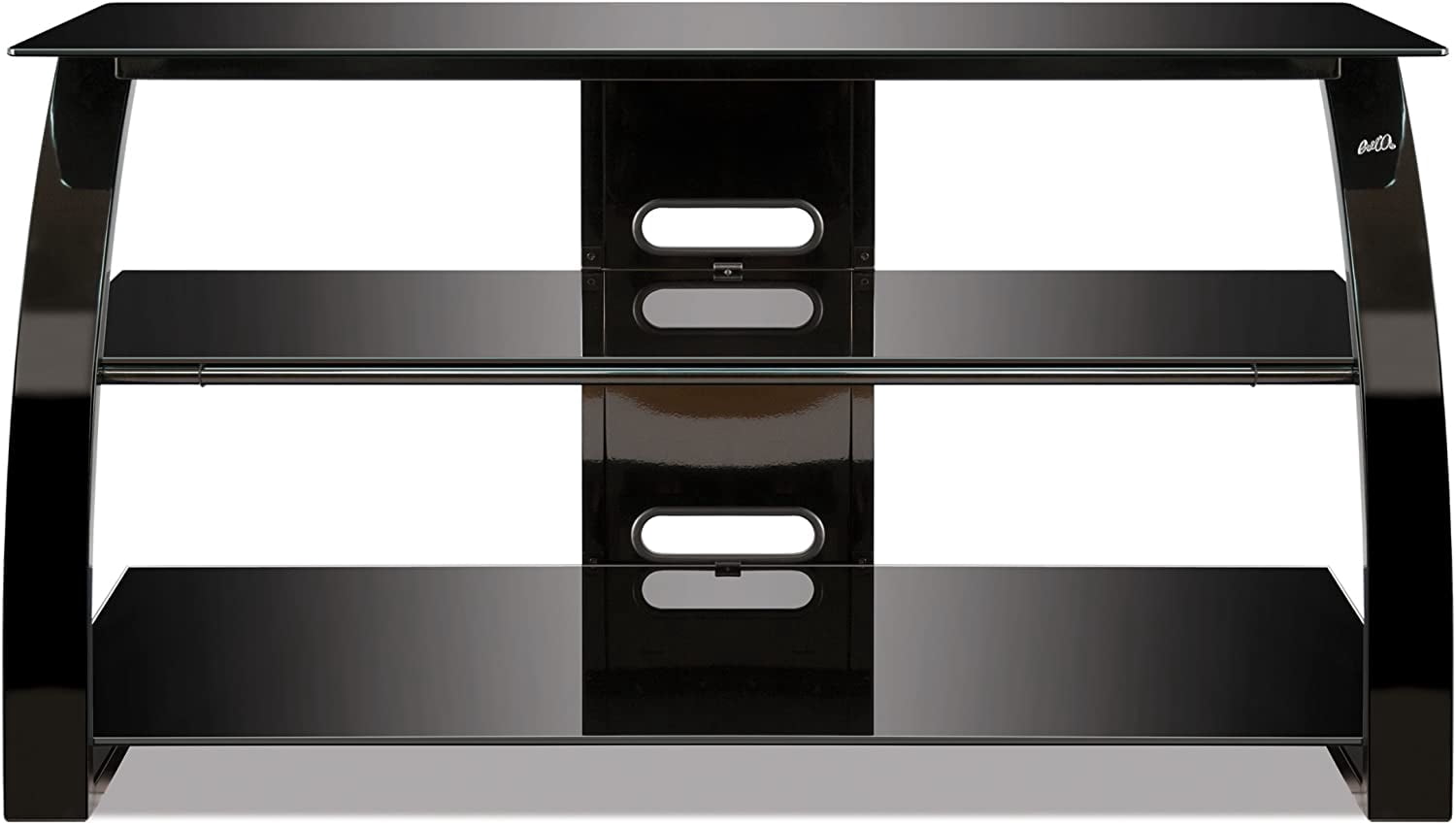 Bello PVS4204HG Black Finish Tv Stand Furn - Walmart.com
