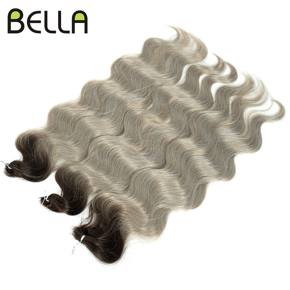 Bella 24 Inch Body Wave Crochet Braids Hair Synthetic Fiber Fake Hair ...