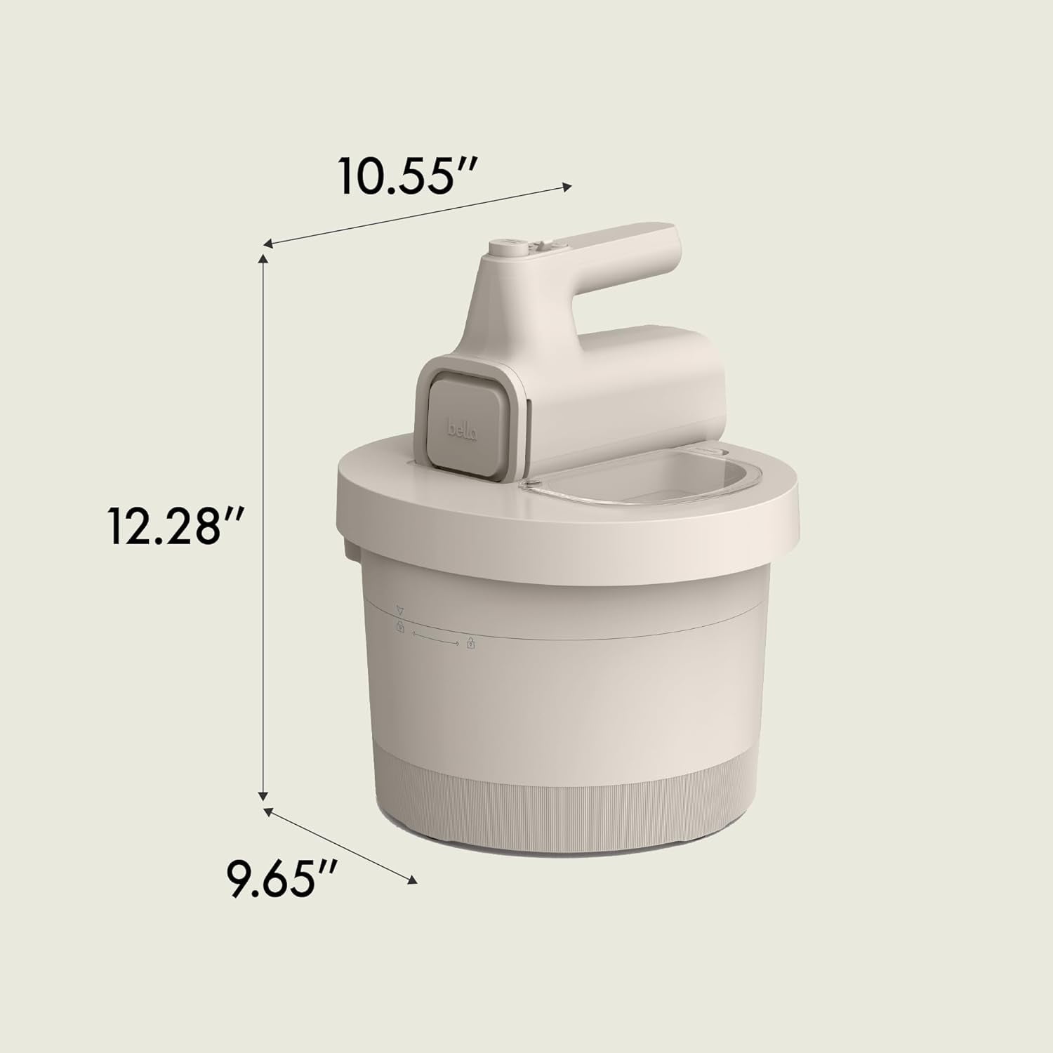 Bella 3.5 Qt Hand & Stand Mixer, 2 in 1 Electric Mixer with Bowl, Dough ...