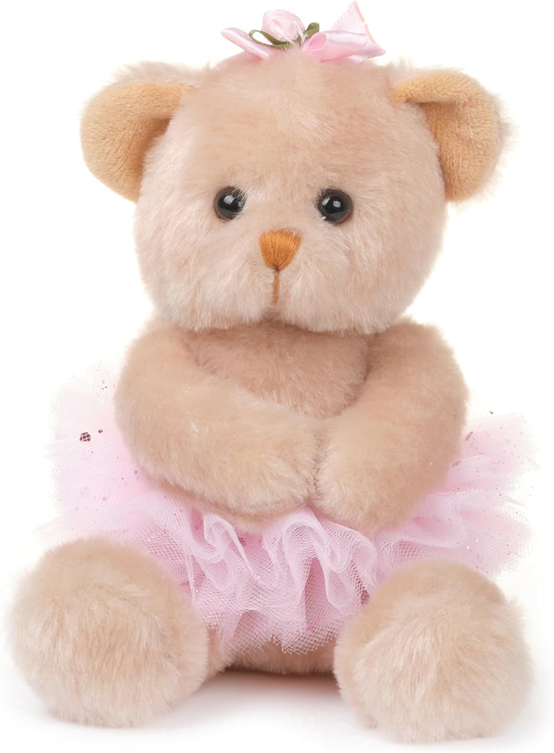 Bella 6-Inch Plush Ballerina Teddy Bear Stuffed Animal - Princess ...