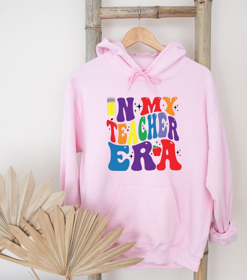 Bella Basics-WM160 NEW BRAND, fleece hoodie, In My Teacher Era Hoodie ...