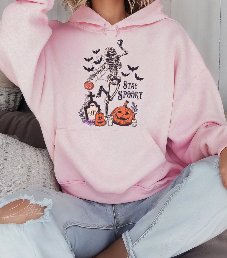 Bella Basics-WM160 NEW BRAND, fleece hoodie, Stay Spooky Hallowen ...