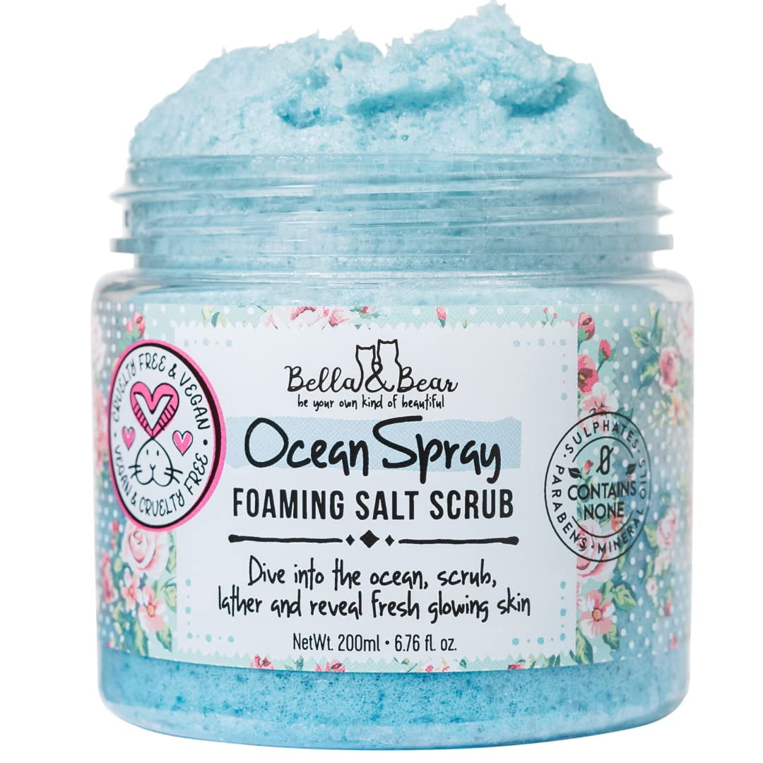 Bella & Bear Ocean SBF3 Spray Scrub, No Sulphates, Parabens, No Harmful ...