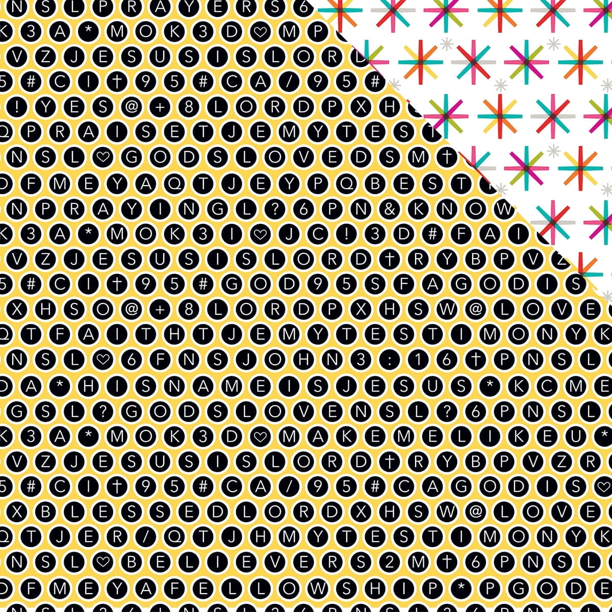 Bella Blvd Illustrated Faith Bright and Brave Collection 12 X 12 Double ...