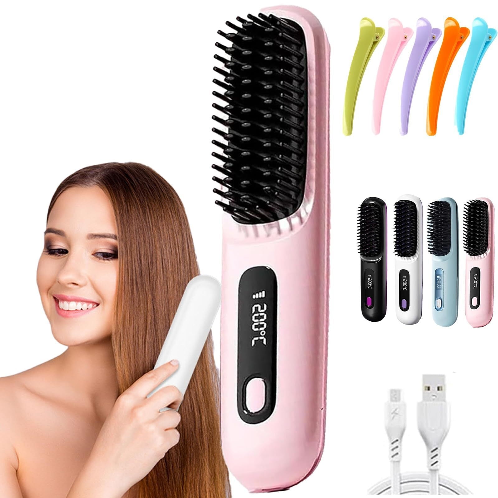 Bella Brush Pro - Bellabrush Pro Brush, Bella Pro Hair Straightener Brush, Bellabrush Pro Hair ...