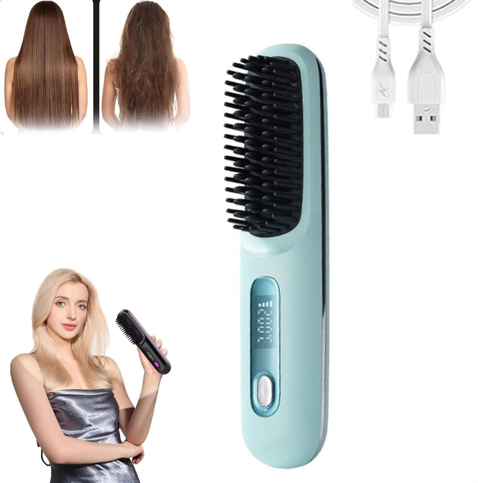 Bella Brush Pro, Bellabrush Pro Hair Straightener Brush, Bella Pro Brush, Bellabrush Pro Hair ...