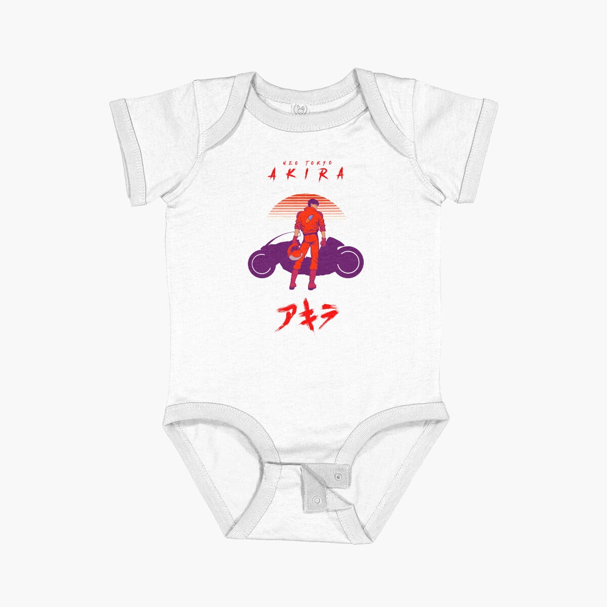 Bella Canvas 119 Akira Bike Short Sleeve Baby One-Piece Newborn Gender ...