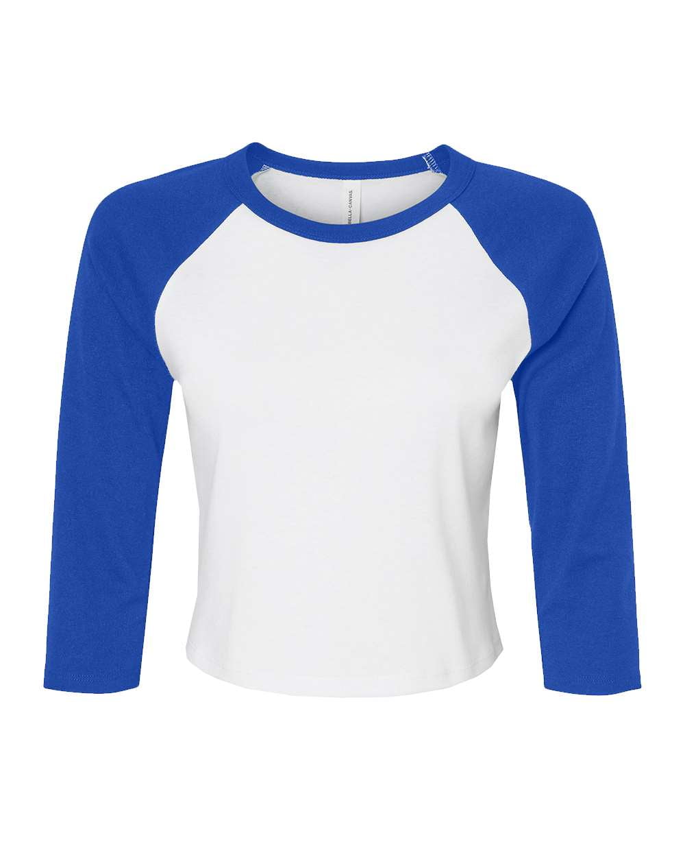 Bella + Canvas 1200 Ladies' Micro Ribbed 3/4 Raglan Baby Tee (2 PACK ...