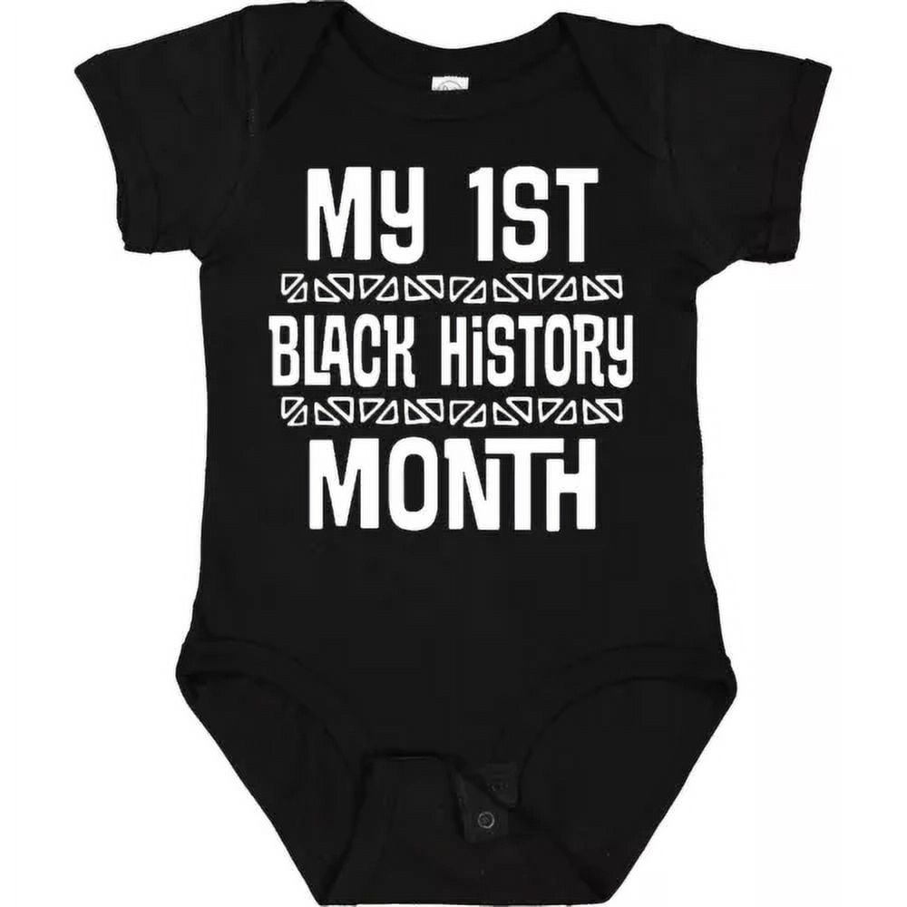 Bella Canvas 1st Black History Month Baby My First Boys Girls Childs ...