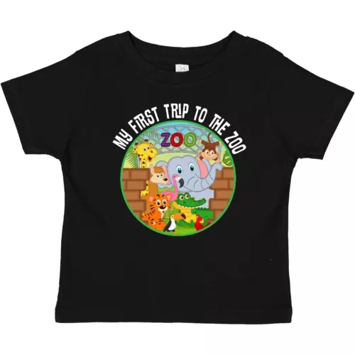 Bella Canvas 1st Trip To Zoo Animals Outfit Baby Toddler Shirt Vacation ...