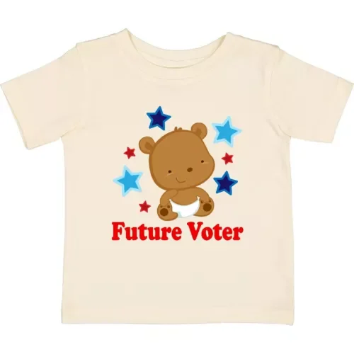 Bella Canvas 2024 Election Future Voter Baby Toddler Shirt Vote Childs ...