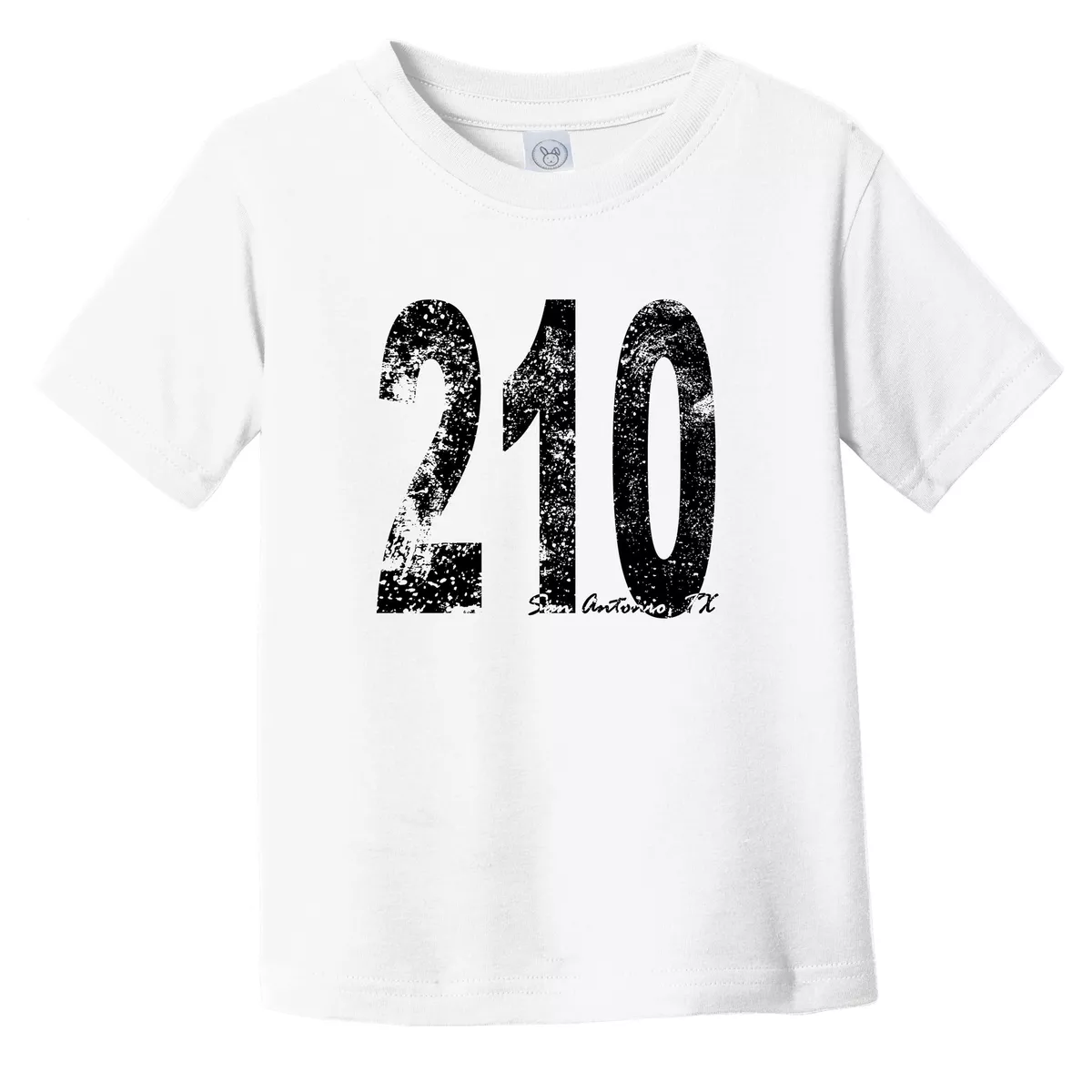 Bella Canvas 210 San Antonio Texas Area Code Toddler Boys & Girls Shirt ...