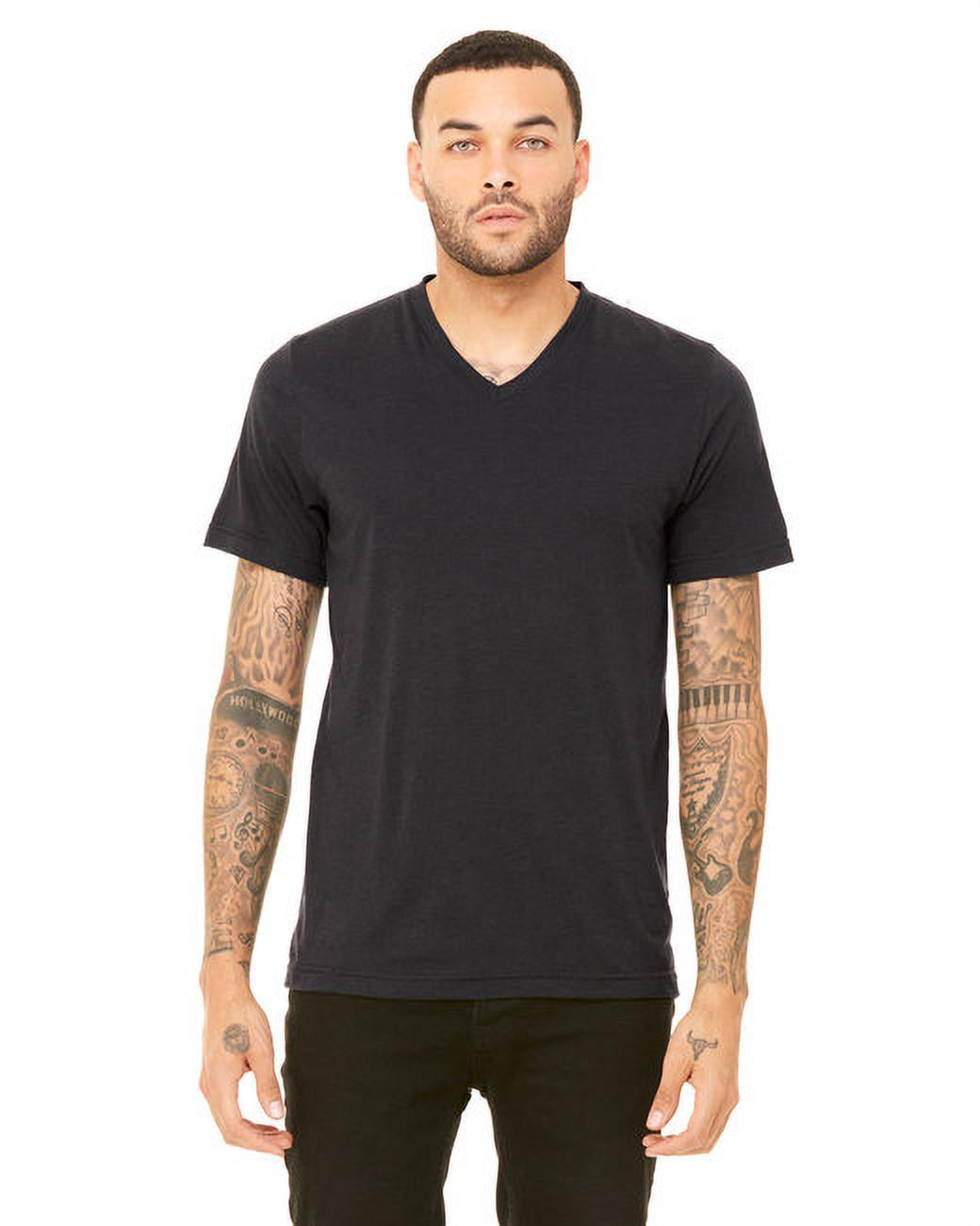 Bella + Canvas 3415C Unisex Triblend V-Neck T-Shirt - Walmart.com