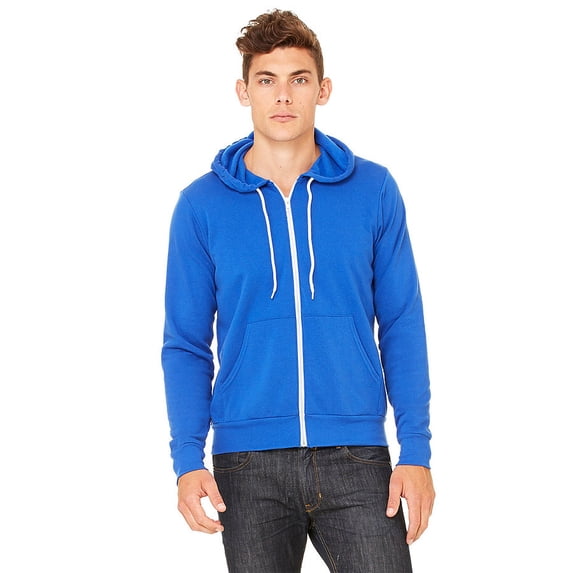 Bella-Canvas 3739 - Unisex Sponge Fleece Full-Zip Hoodie - Walmart.com