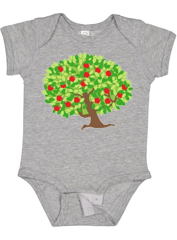 Bella Canvas Apples in Tree Boys or Girls Baby Bodysuit - Walmart.com
