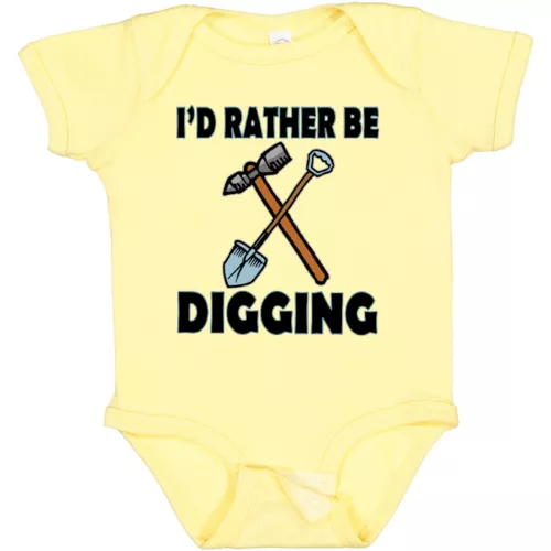 Bella Canvas Archaeologist Rather Be Digging Baby History Rock Hunting ...