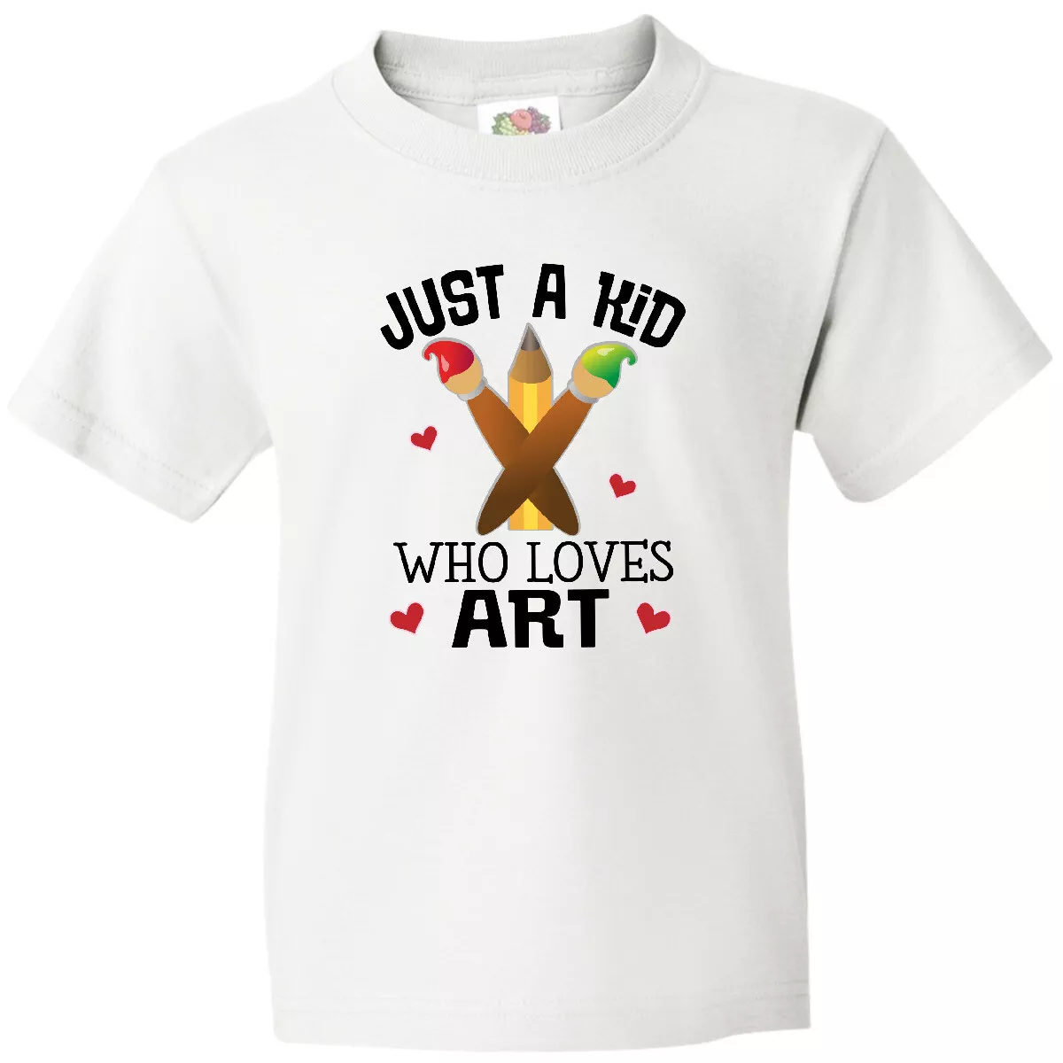 Bella Canvas Artist Kid Who Loves Art Toddler T-Shirt Drawing Painting ...