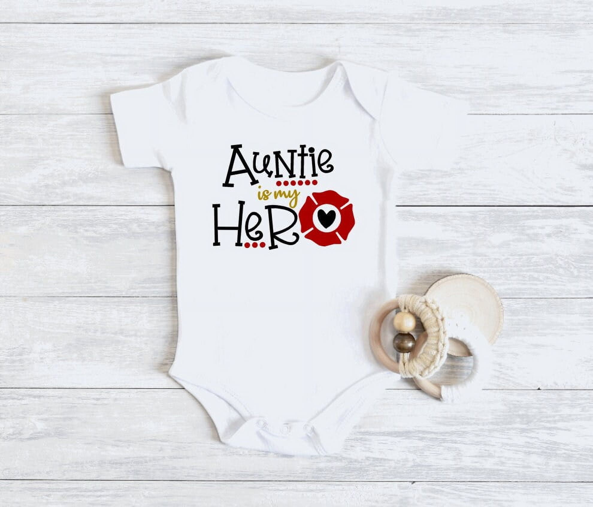 Bella Canvas with Auntie Is My Hero - Firefighter, Future Firefighter ...