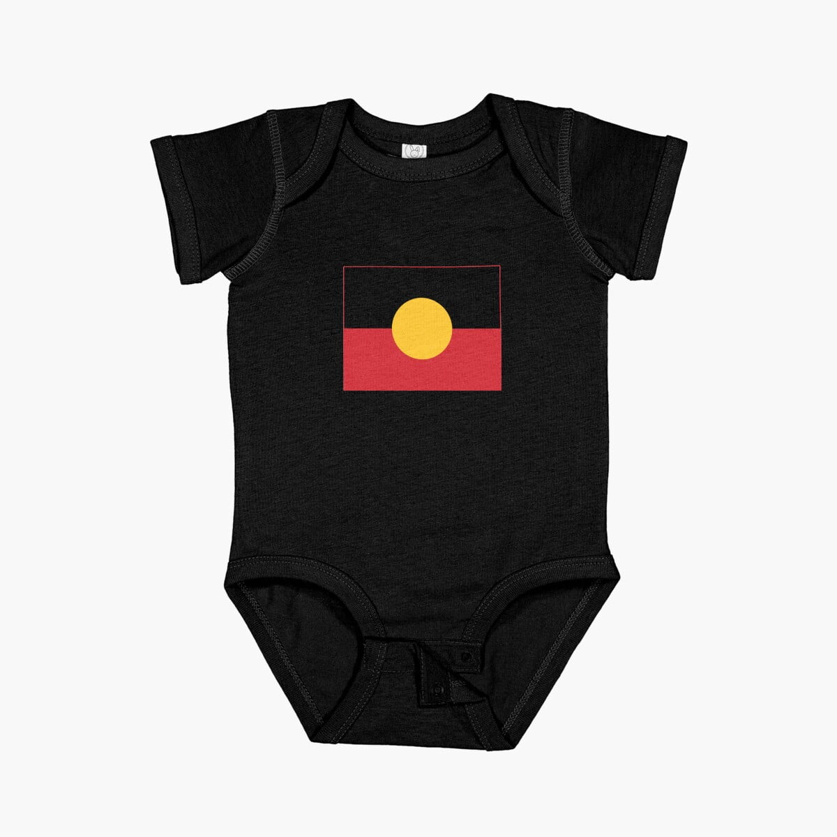 Bella Canvas Australian Aboriginal Flag #6 Short Sleeve Baby One-Piece ...
