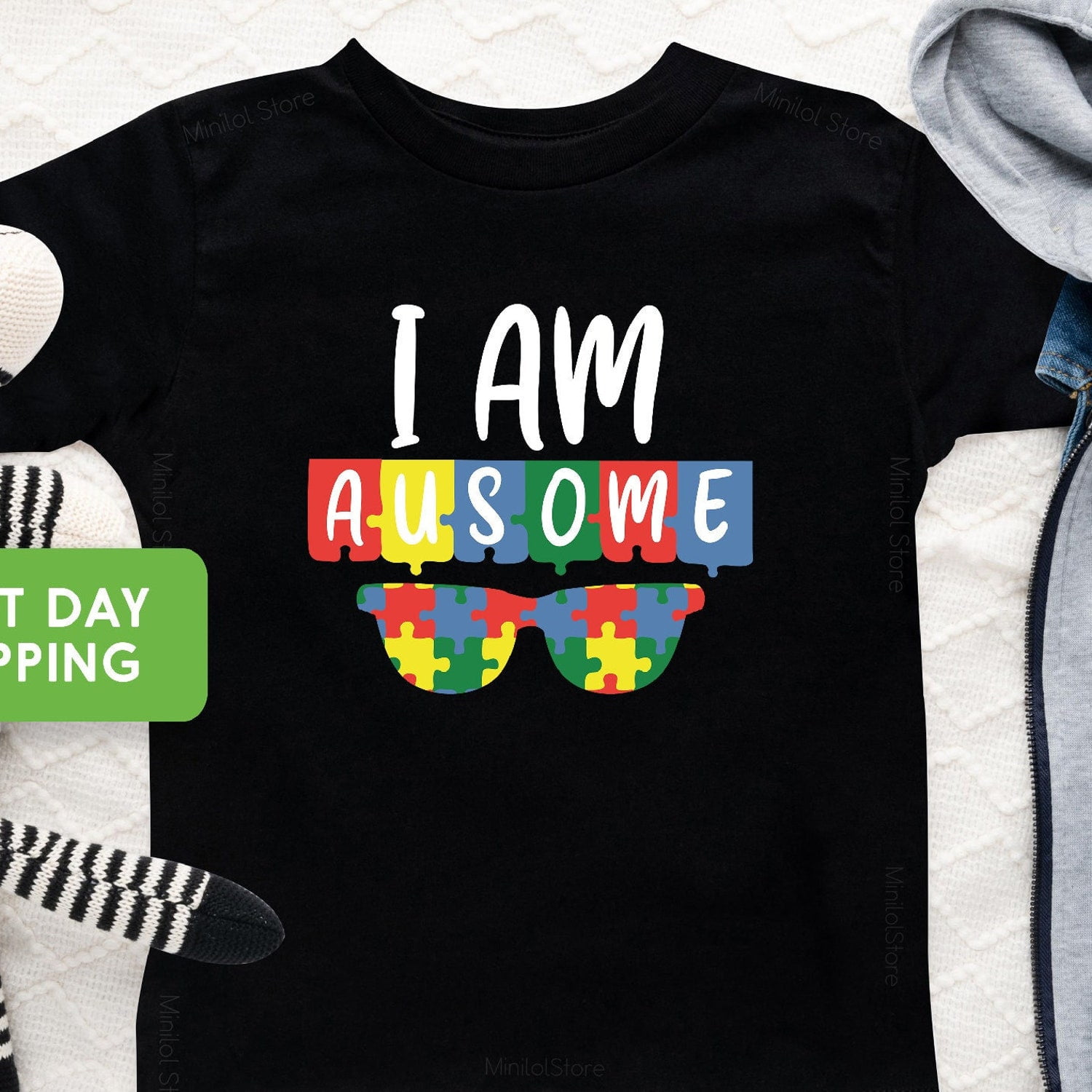 Bella Canvas Autism Awareness Autism Kids Autism Toddler Puzzle Autism ...