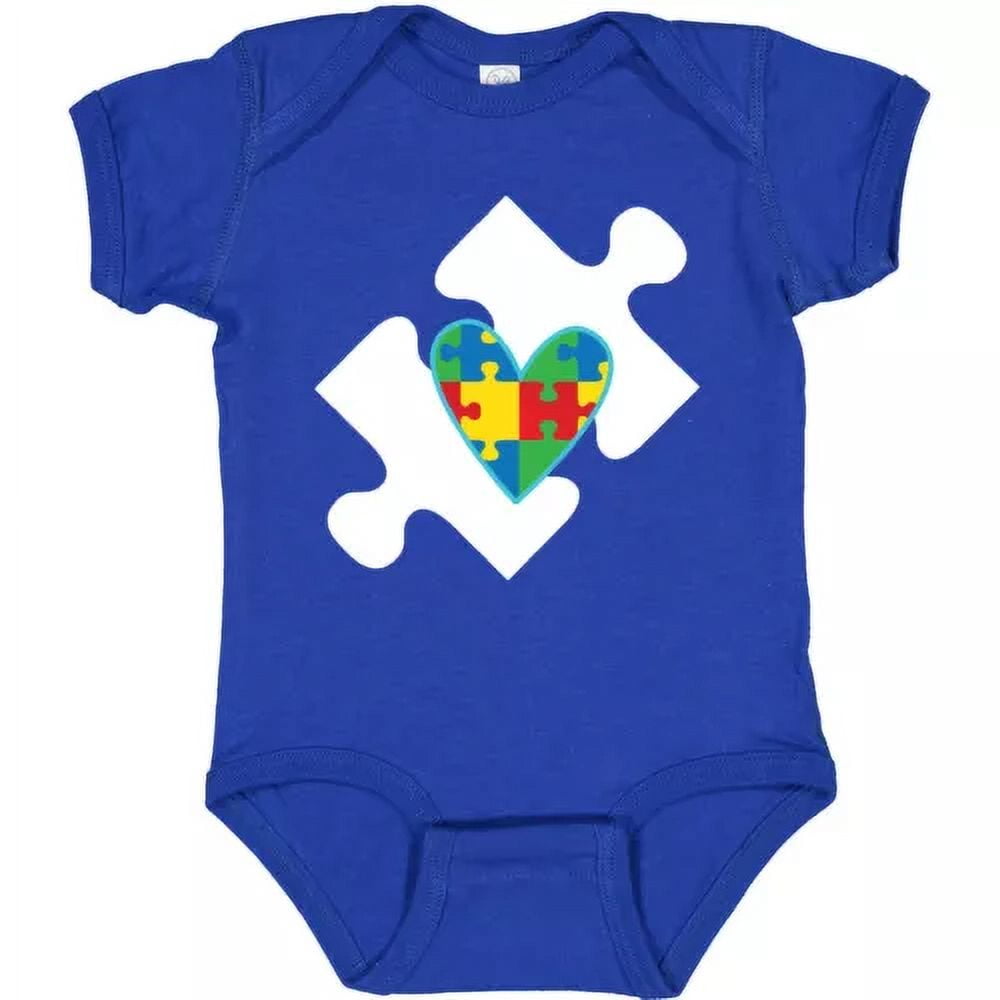 Bella Canvas Autism Puzzle Piece Autistic Spectrum Awareness Baby Asd ...