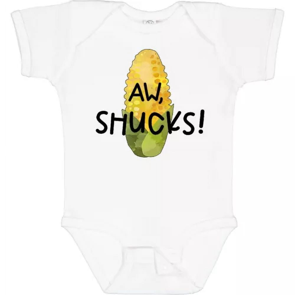Bella Canvas Aw, Shucks! Corn On The Cob Humor Baby Farming Farm ...