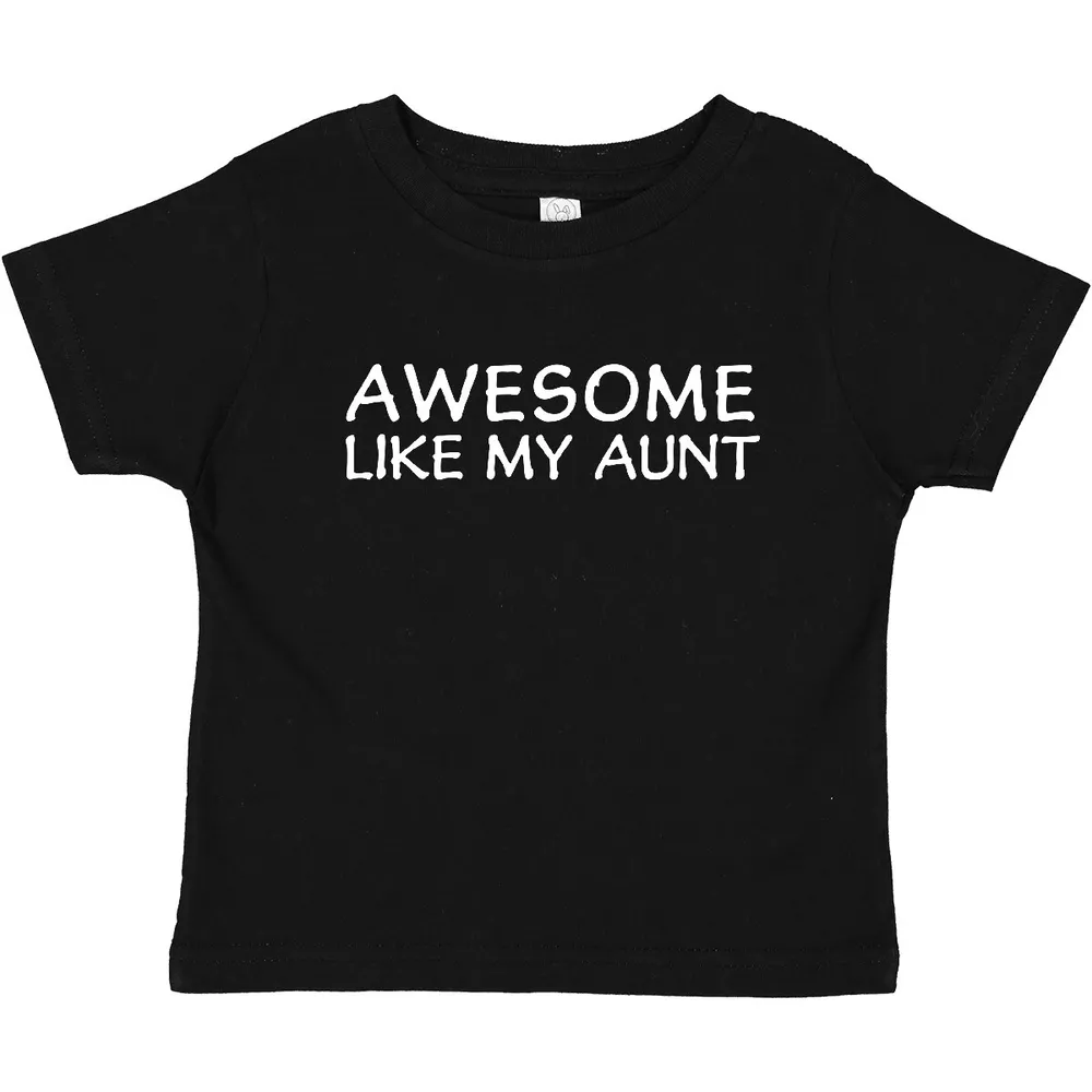 Bella Canvas Awesome Like My Aunt Baby Toddler Shirt Loves Me From New Auntie Nephew Love ...