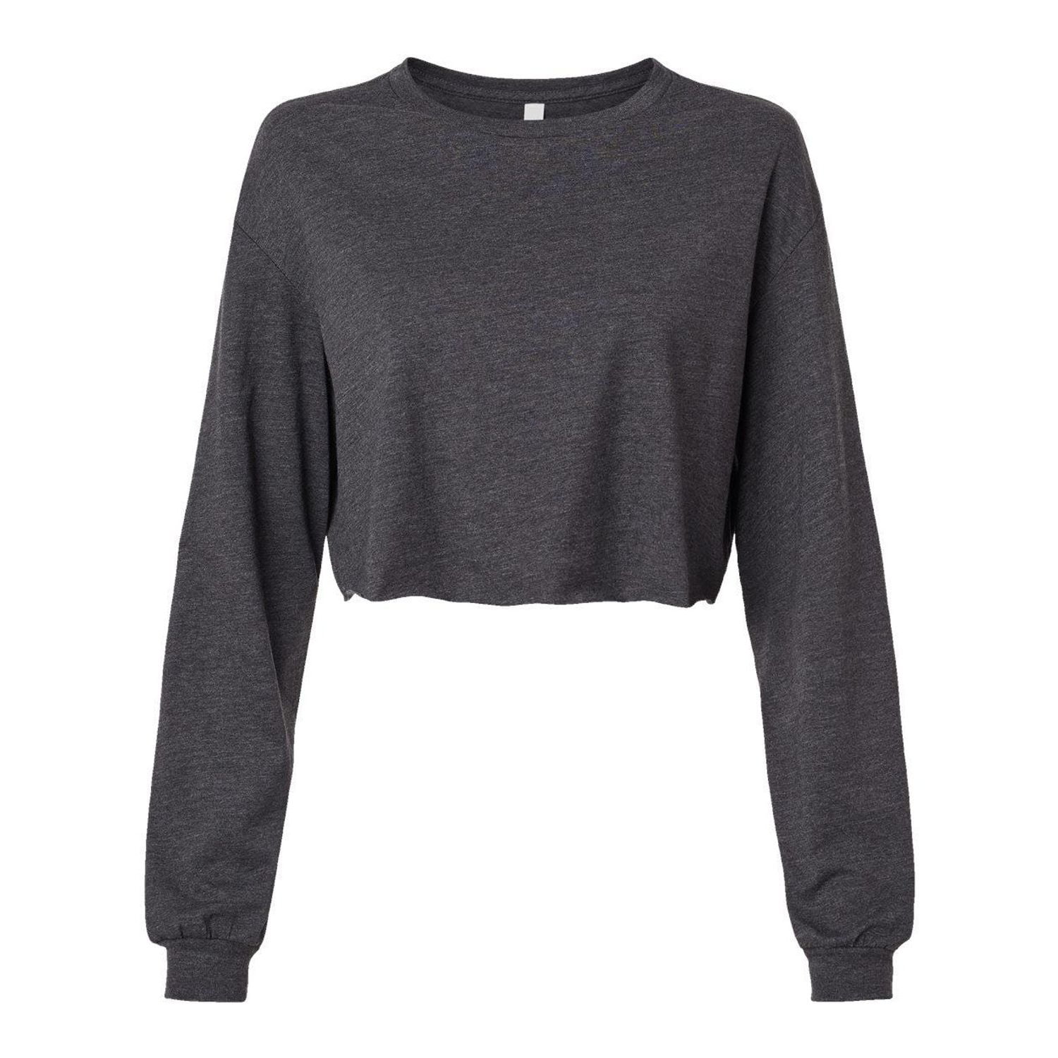 Bella & Canvas B10306594 FWD Fashion Women Crop Long Sleeve T-Shirt ...