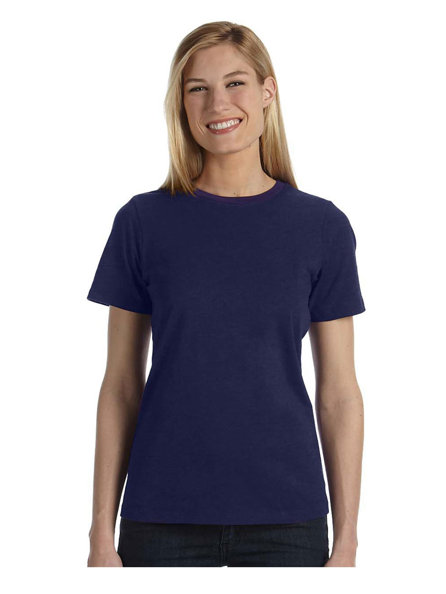 Bella + Canvas B6400 Ladies' Relaxed Jersey Short-Sleeve T-Shirt ...