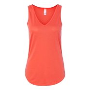 Bella Canvas Women's Flowy V-Neck Relaxed Drapey Tank Top, Style B8805 ...
