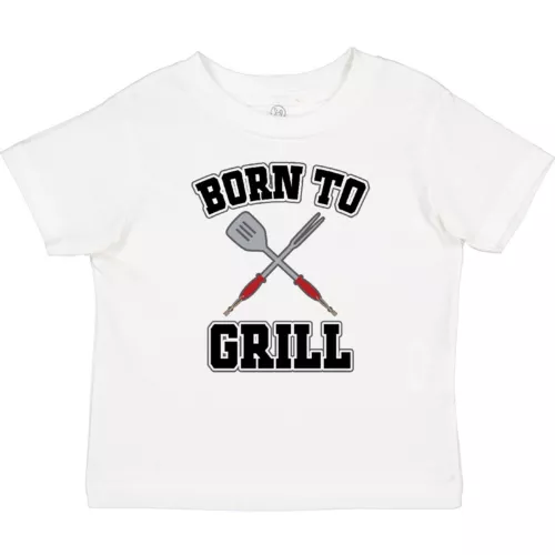 Bella Canvas BBQ Born To Grill Gift Baby Toddler Shirt Barbecue Cook ...