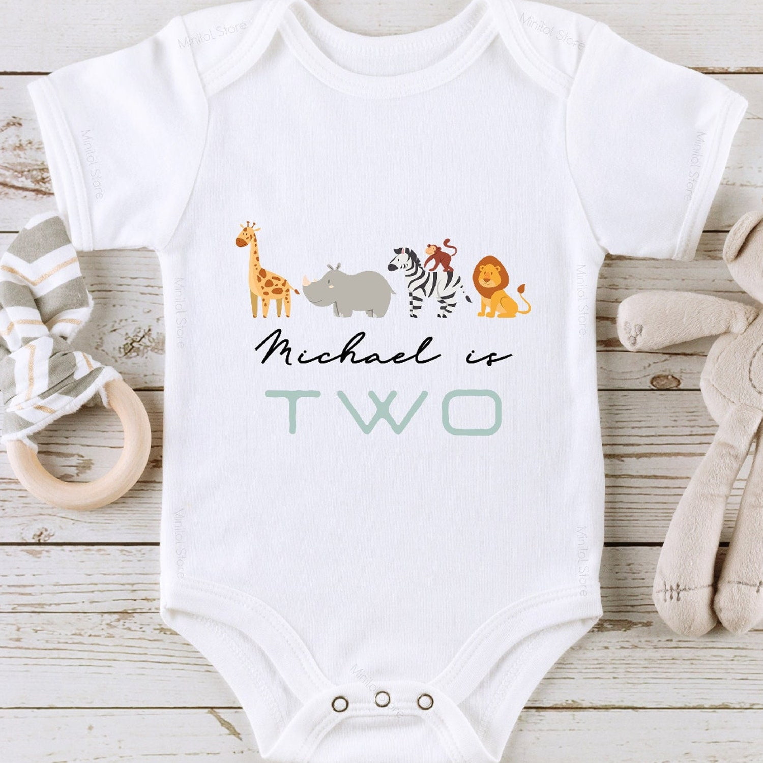 Bella Canvas Baby Birthday Onesie Birthday Keepsake Bodysuit, Children's Birthday Gift, 2nd ...