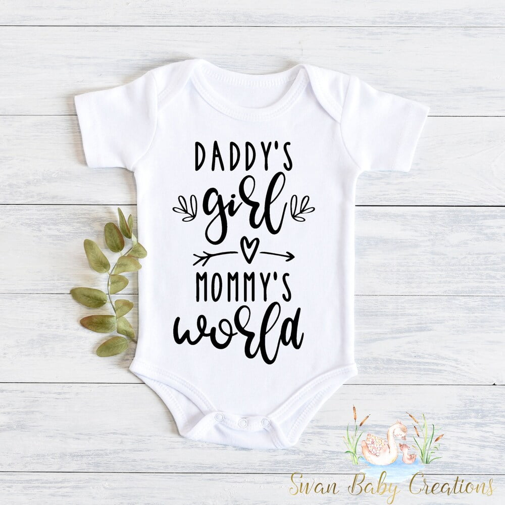 Bella Canvas with Baby Girl Coming Home Outfit*Daddy'S Girl*Mommy'S ...