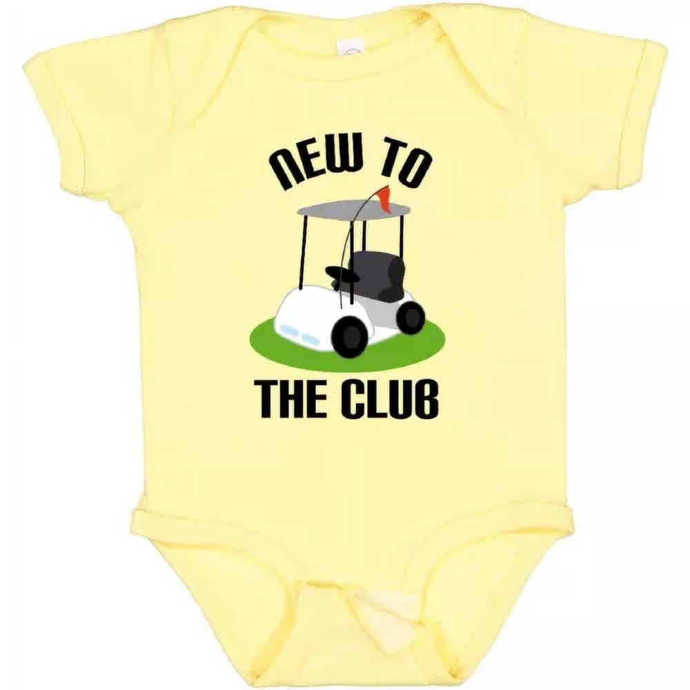 Bella Canvas Baby Golfing New To The Club Baby Shower Outfit Golfer Infant Bodysuit - Walmart.com