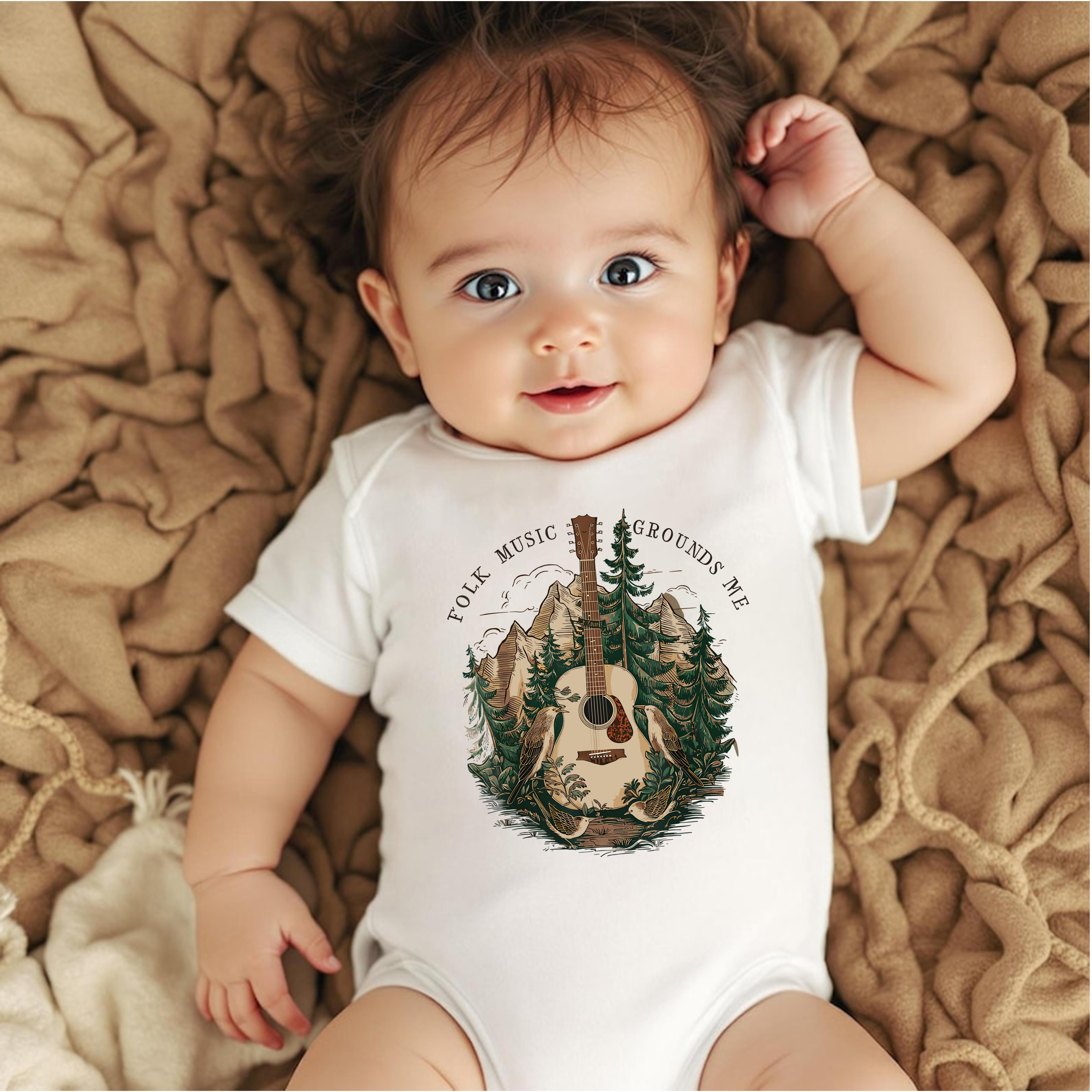 Bella Canvas Baby Guitar Grow for New Daddy Bodysuit - Walmart.com