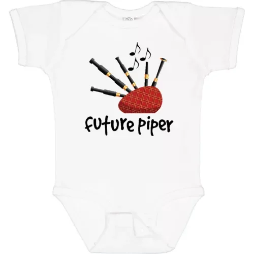 Bella Canvas Bagpiper Kids Future Piper Baby Bagpipes Instruments ...