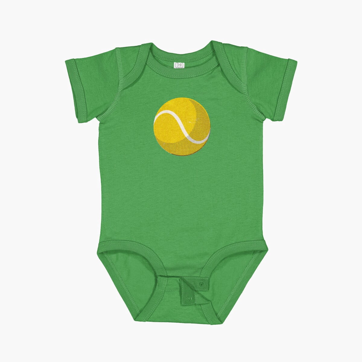 Bella Canvas Balls / Tennis (Grass Court) Short Sleeve Baby One-Piece ...