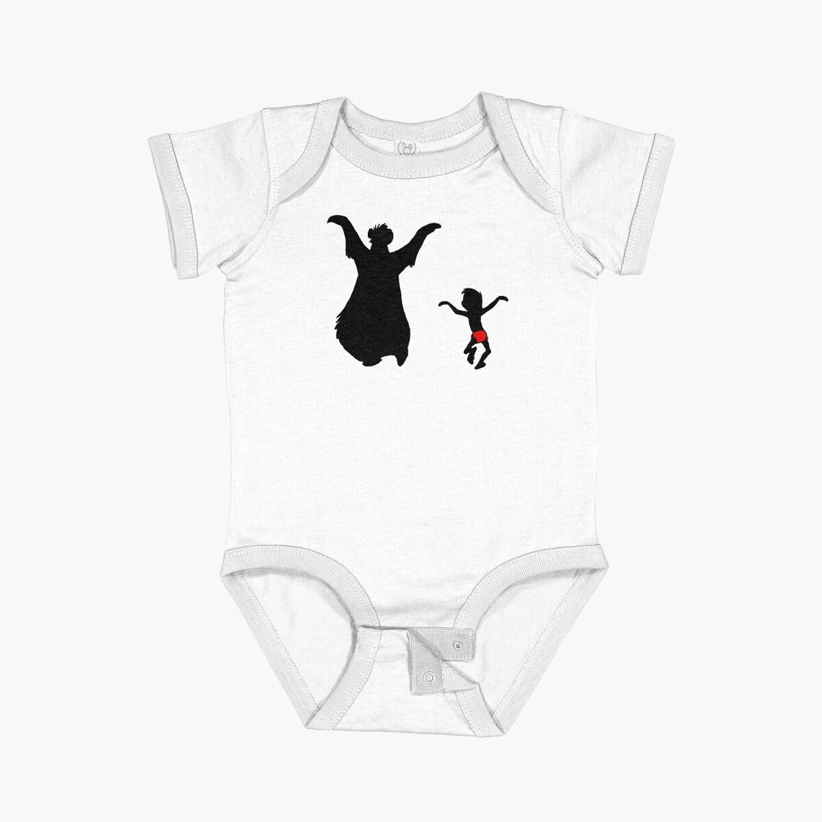 Bella Canvas Baloo & Mowgli Short Sleeve Baby One-Piece Newborn Gender ...