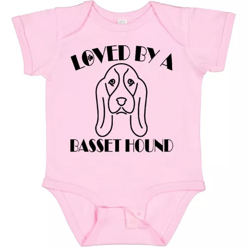 Bella Canvas Basset Hound Dog Baby Pets Puppy One-piece Infant Creeper ...